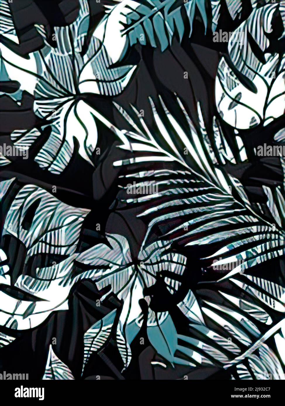 Textile and wallpaper patterns. A printable digital illustration work ...