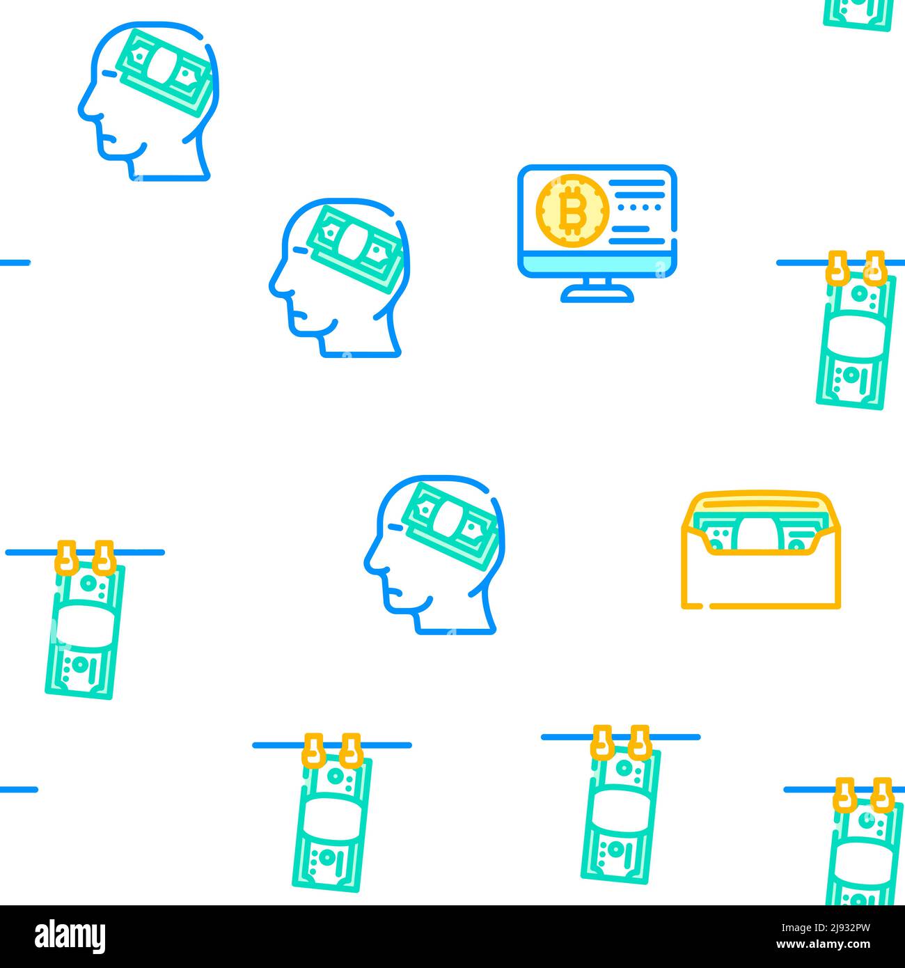 Corruption Problem Vector Seamless Pattern Stock Vector Image & Art - Alamy