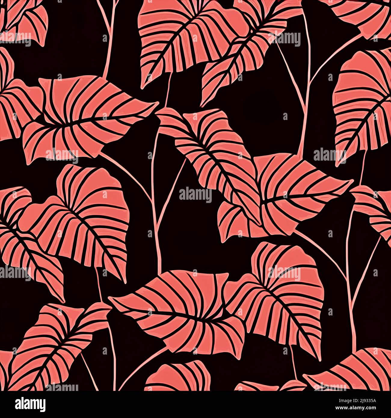 Textile and wallpaper patterns. A printable digital illustration work ...