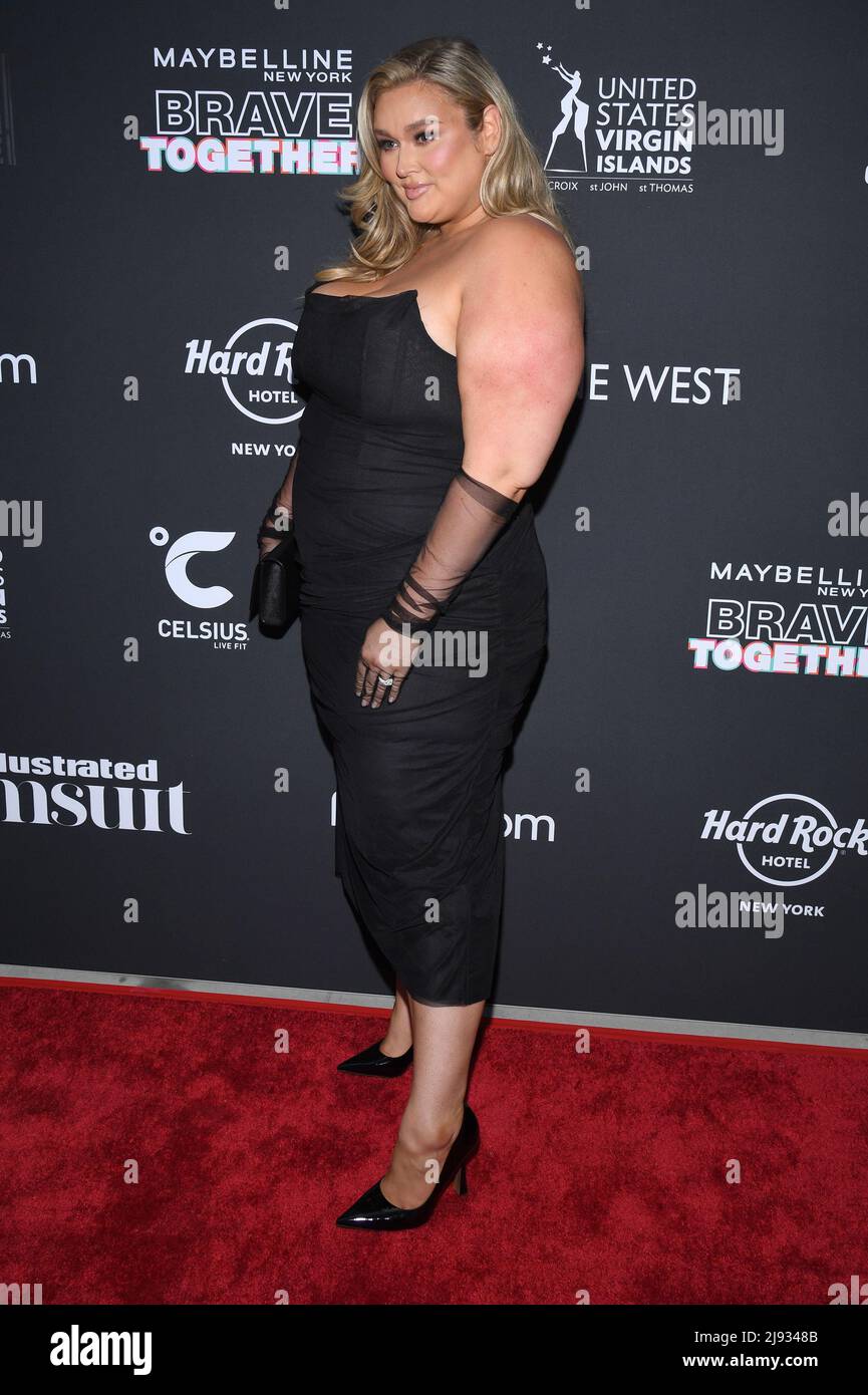 Hunter McGrady attends the Sports Illustrated Swimsuit Celebrates 2022 ...