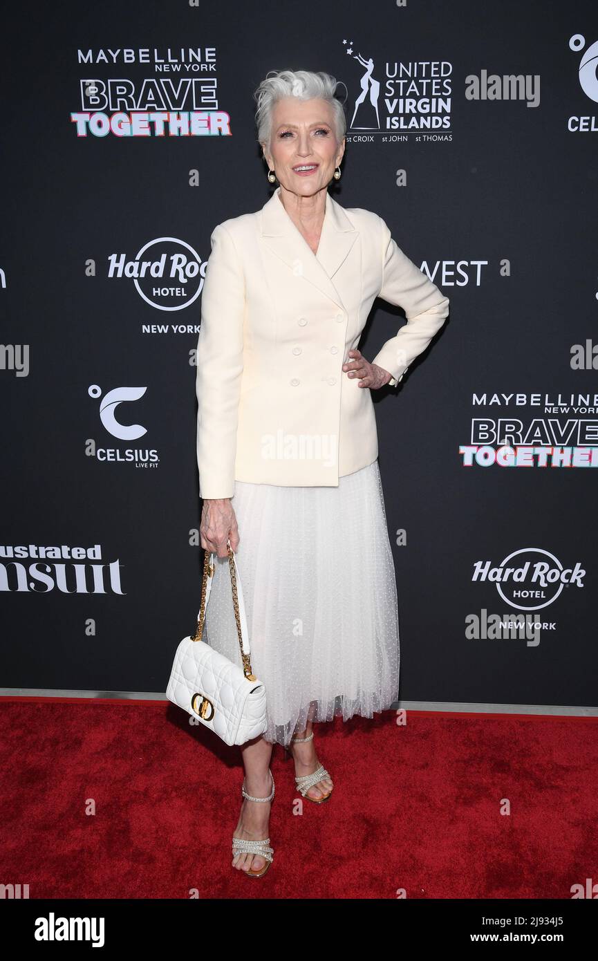 Maye Musk attends the Sports Illustrated Swimsuit Celebrates 2022 issue ...