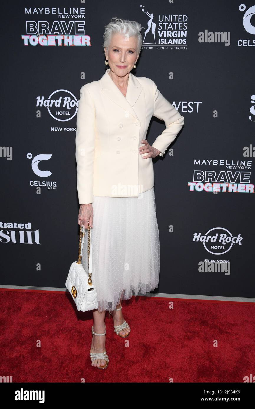 Maye Musk attends the Sports Illustrated Swimsuit Celebrates 2022 issue ...