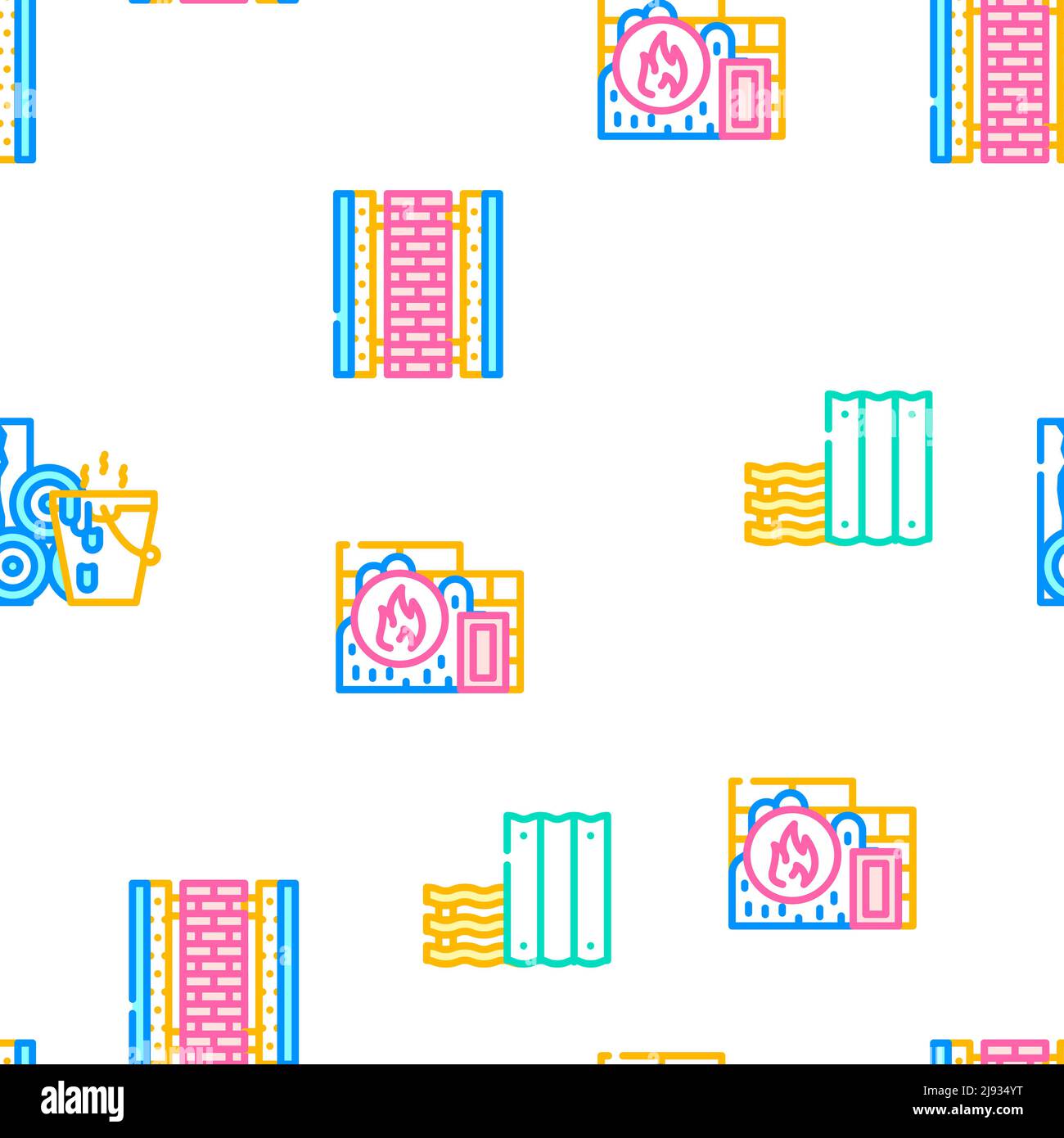 Building Material Vector Seamless Pattern Stock Vector Image & Art - Alamy