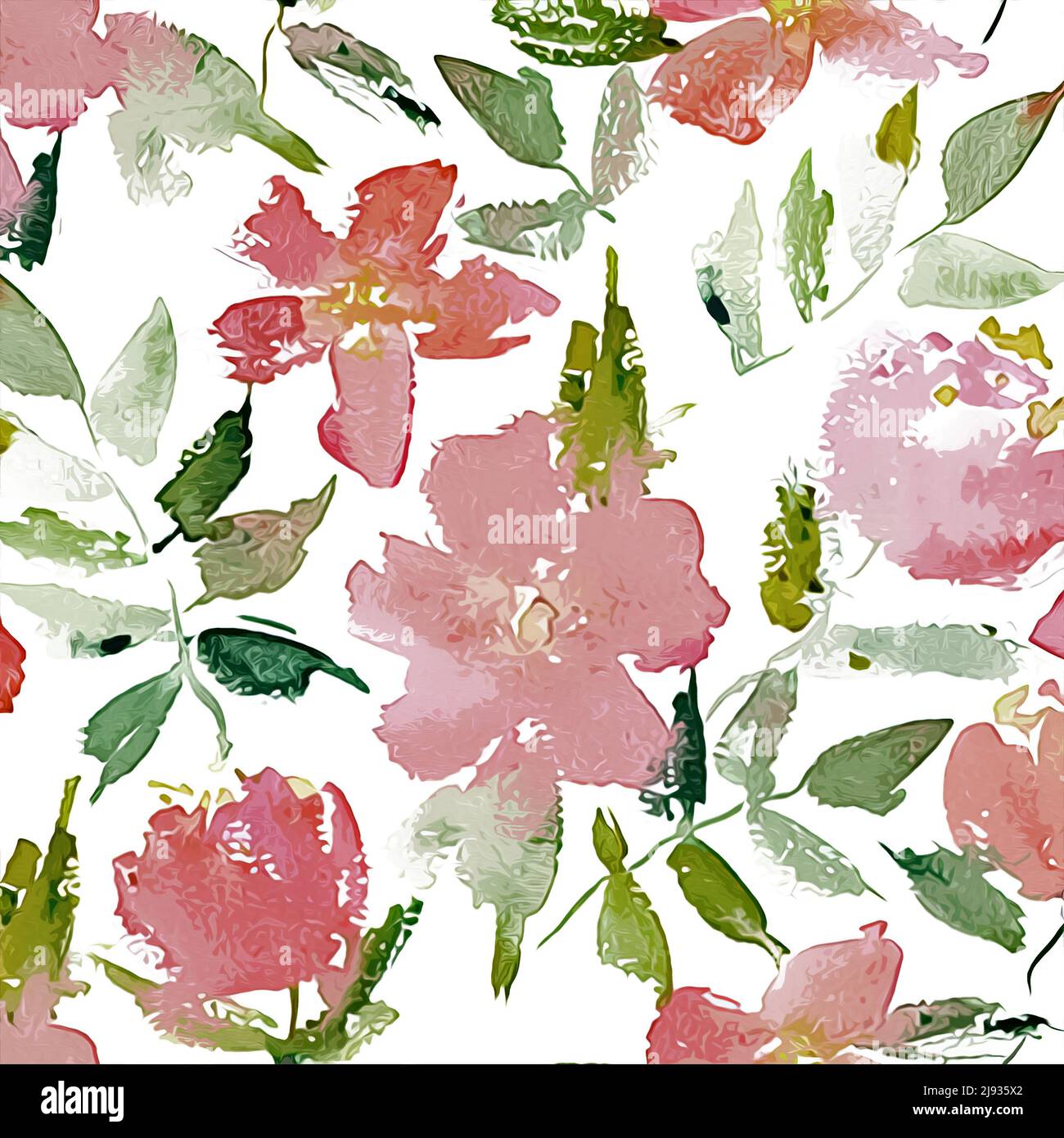 Textile and wallpaper patterns. A printable digital illustration work ...