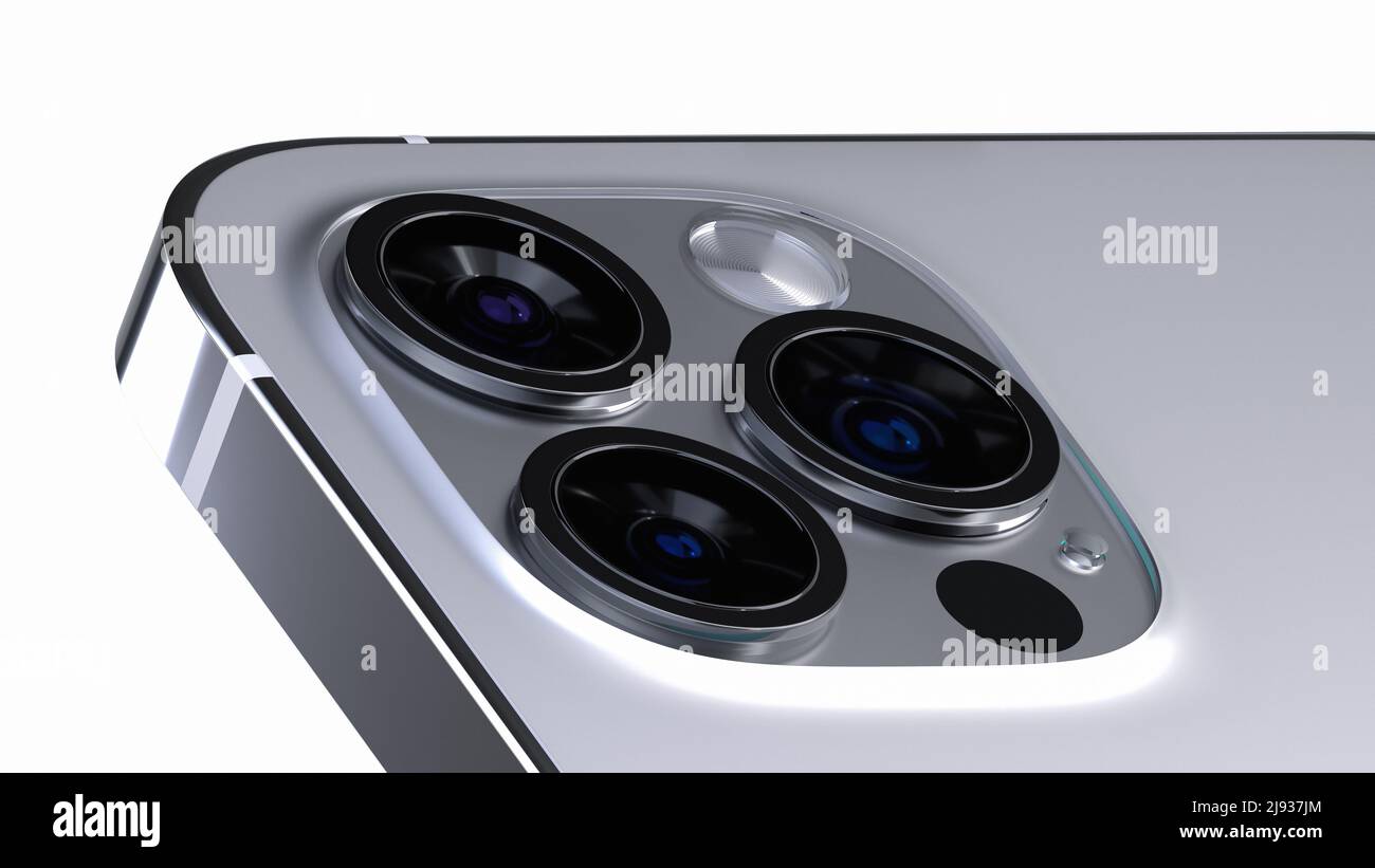 dramatic elegant luxury 3d render of modern smartphone mobile phone for ...