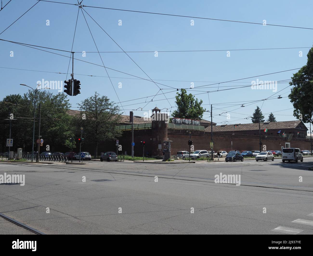 TURIN, ITALY - CIRCA MAY 2022: Le Nuove museum formerly a prison Stock ...