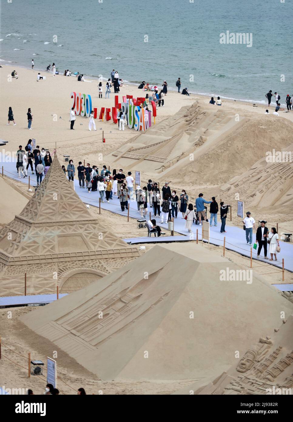 20th May, 2022. Sand fest The annual sand festival featuring sand ...