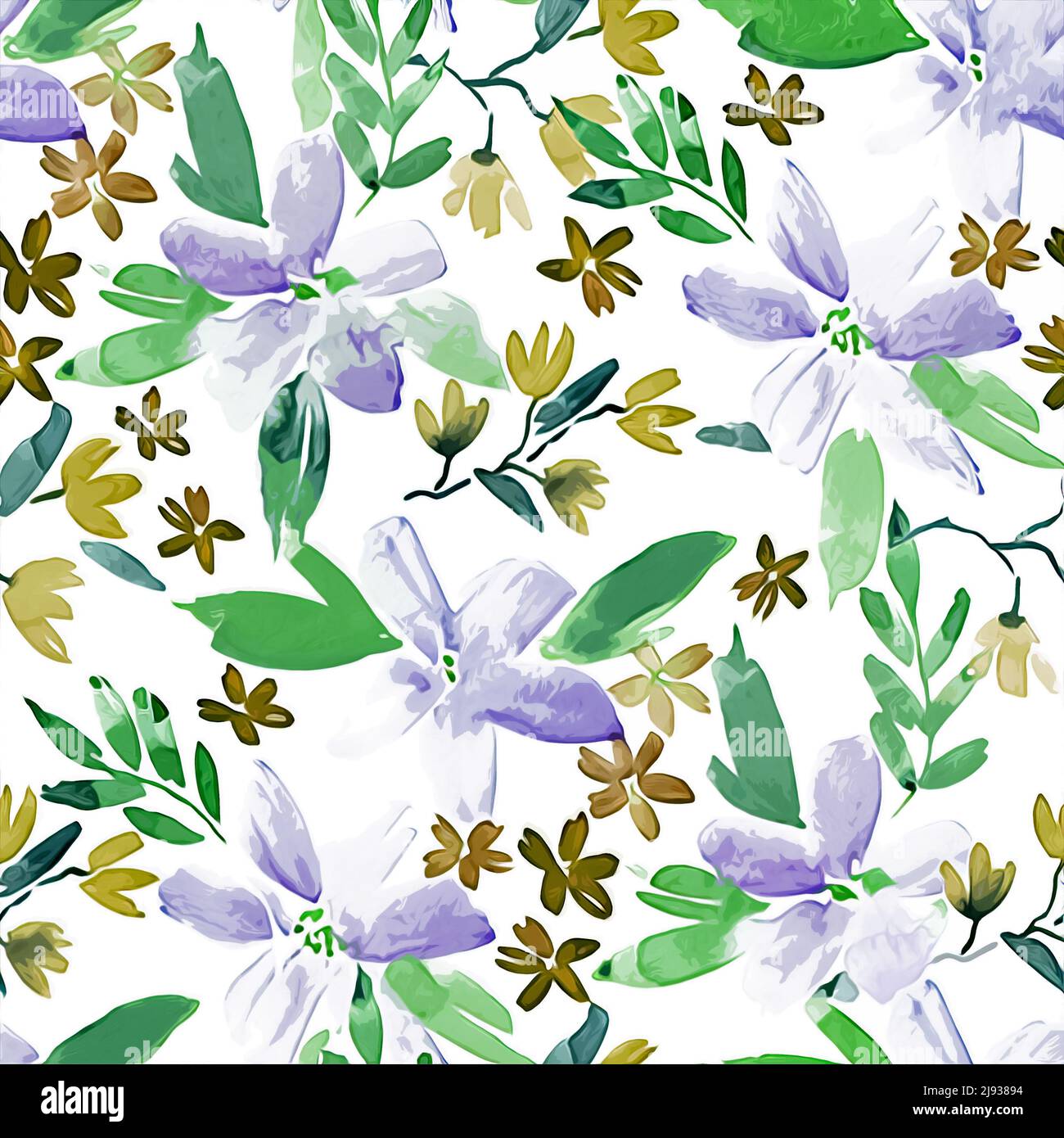 Textile and wallpaper patterns. A printable digital illustration work ...