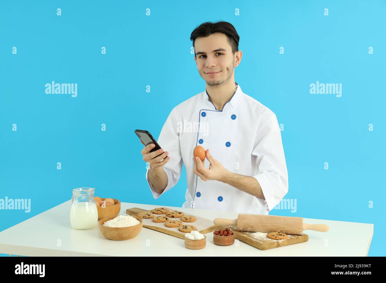 Handsome man jug milk hi-res stock photography and images - Alamy