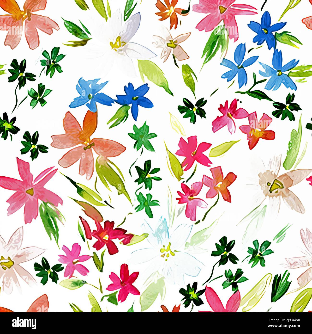 Textile and wallpaper patterns. A printable digital illustration work ...