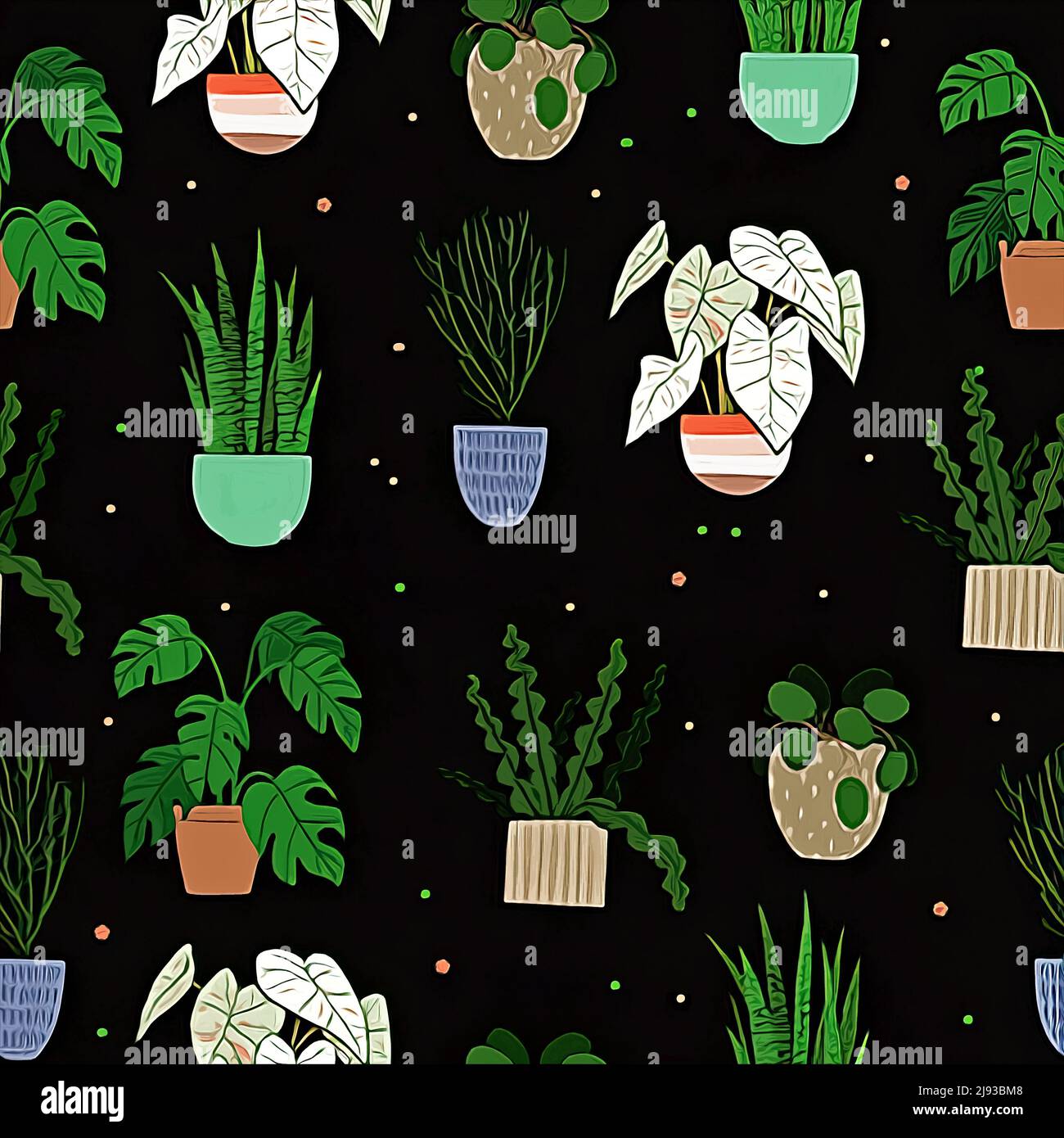 Textile and wallpaper patterns. A printable digital illustration work ...