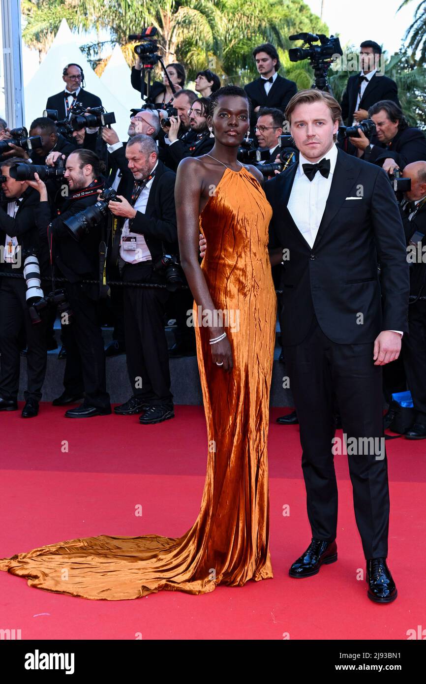 Cannes, France 19th May 2022, Sheila Atim , Jack Lowden 75th Cannes ...