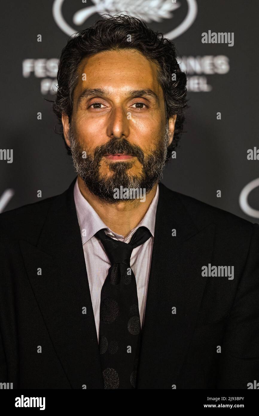 Cannes, France, May 19, 2022. French actor Vincent Elbaz arrives for ...