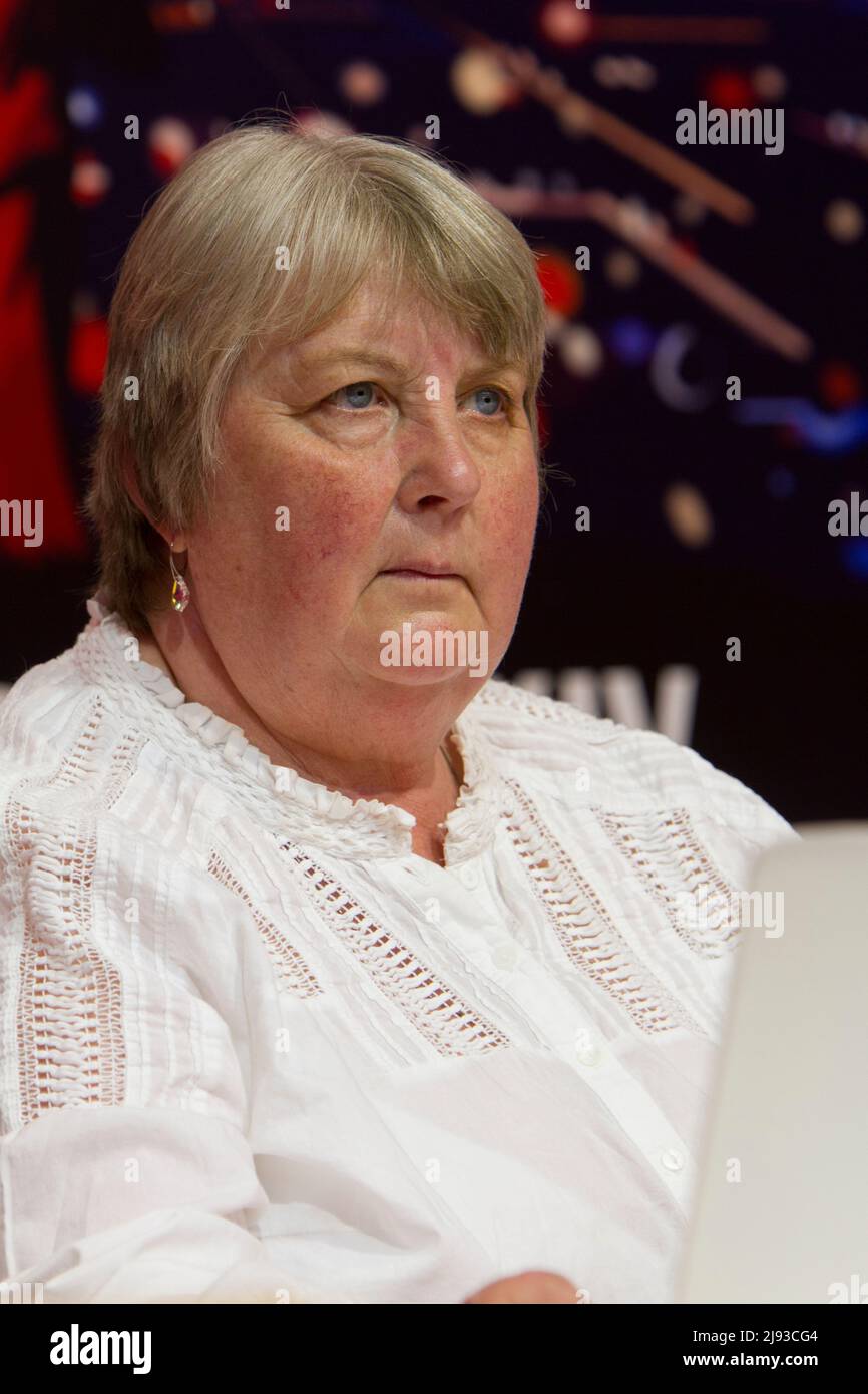Turin, Italy. 19th May 2022. British writer Hilary McKay is guest of ...