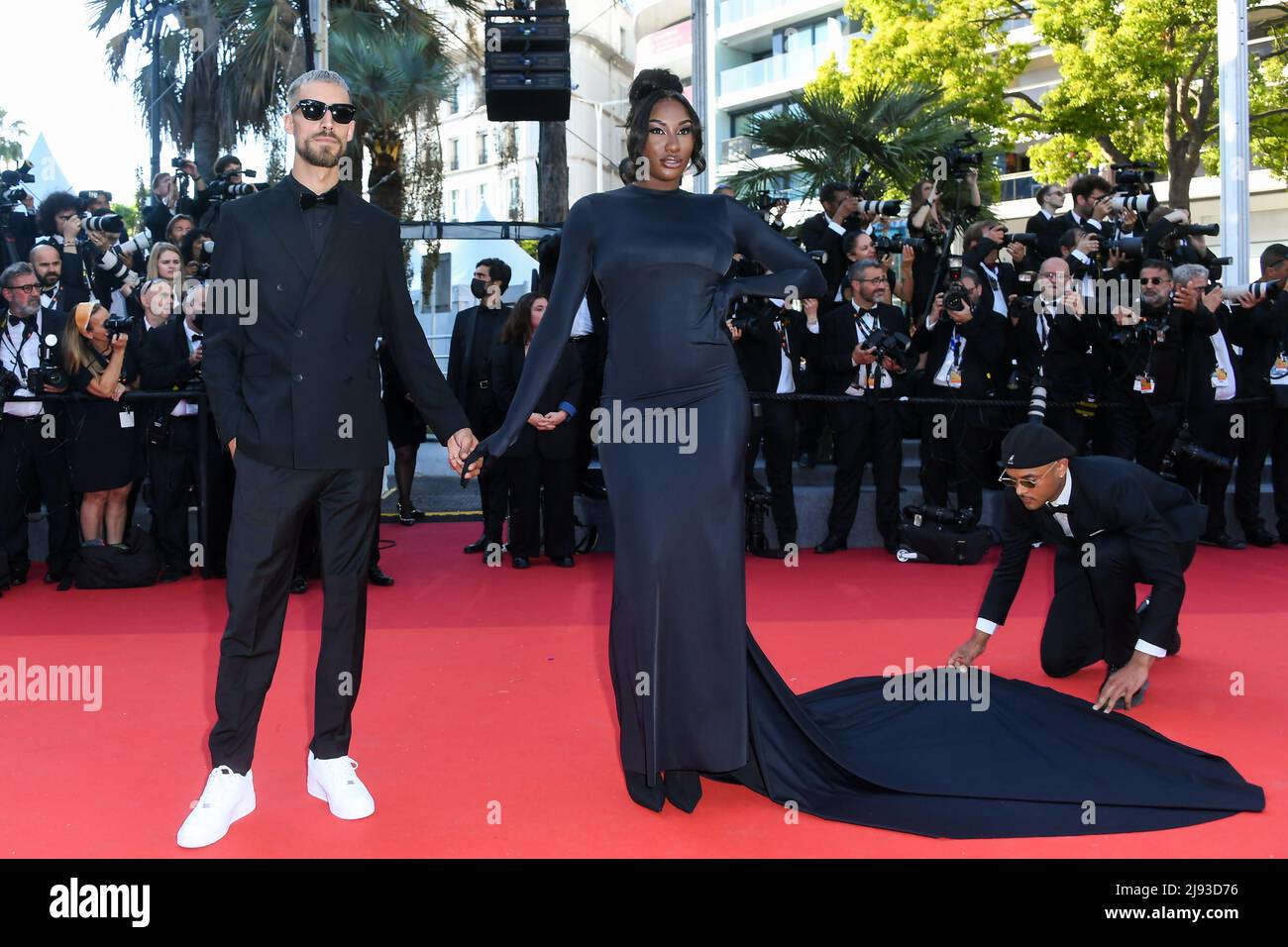 Cannes, France 19th May 2022, Vladimir Boudnikoff , Aya Nakamura 75th ...
