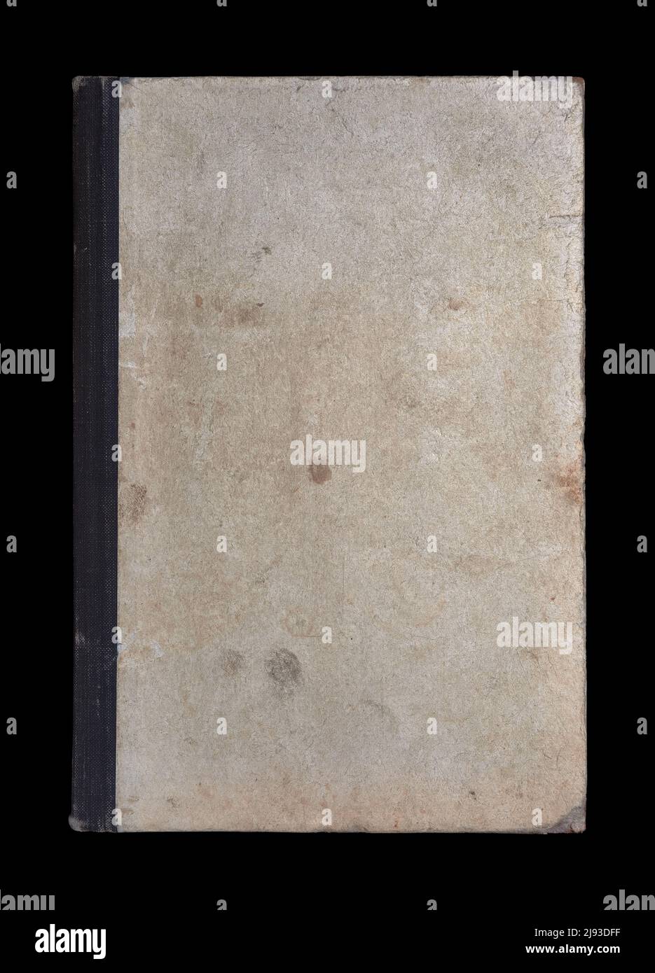old dirty book cover mockup isolated on black Stock Photo - Alamy