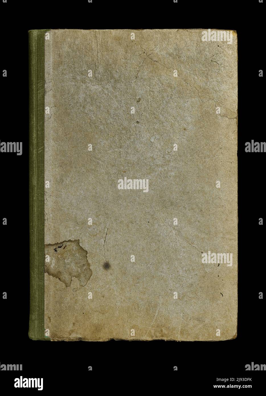 old dirty book cover mockup isolated on black Stock Photo - Alamy