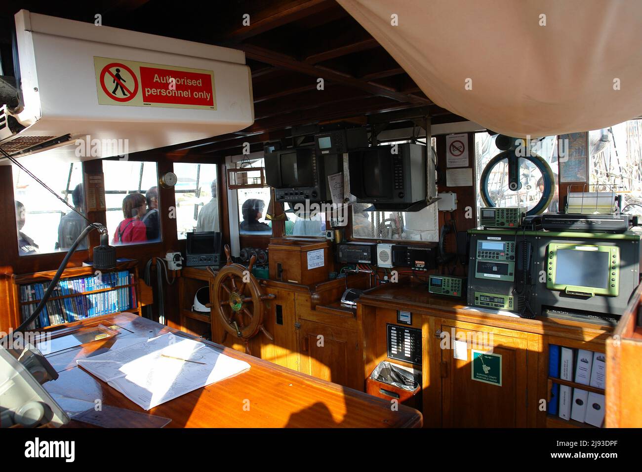 Timonerie de l'Adornate during the open days in Toulon Stock Photo - Alamy