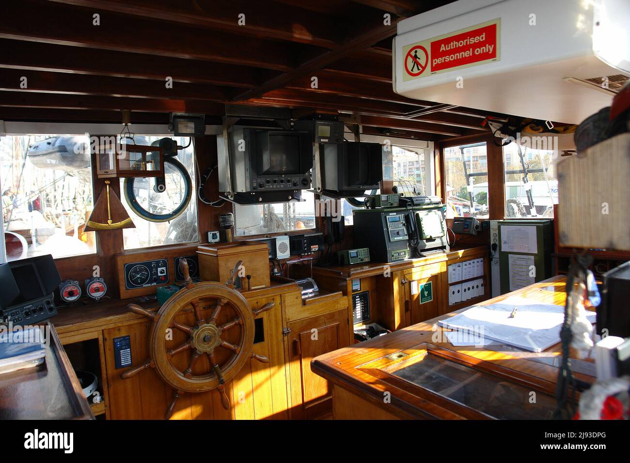 Timonerie de l'Adornate during the open days in Toulon Stock Photo - Alamy