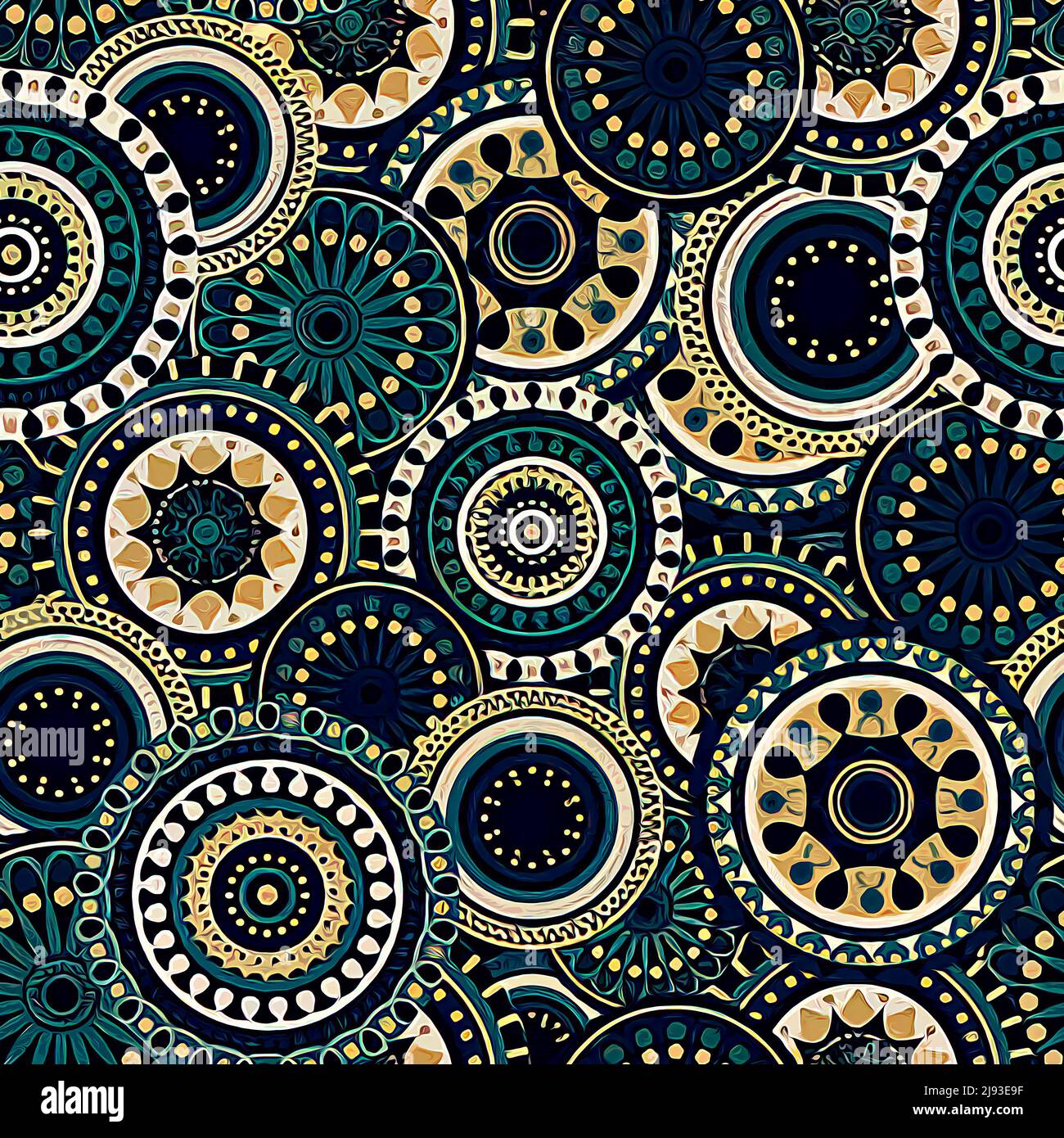 Textile and wallpaper patterns. A printable digital illustration work ...