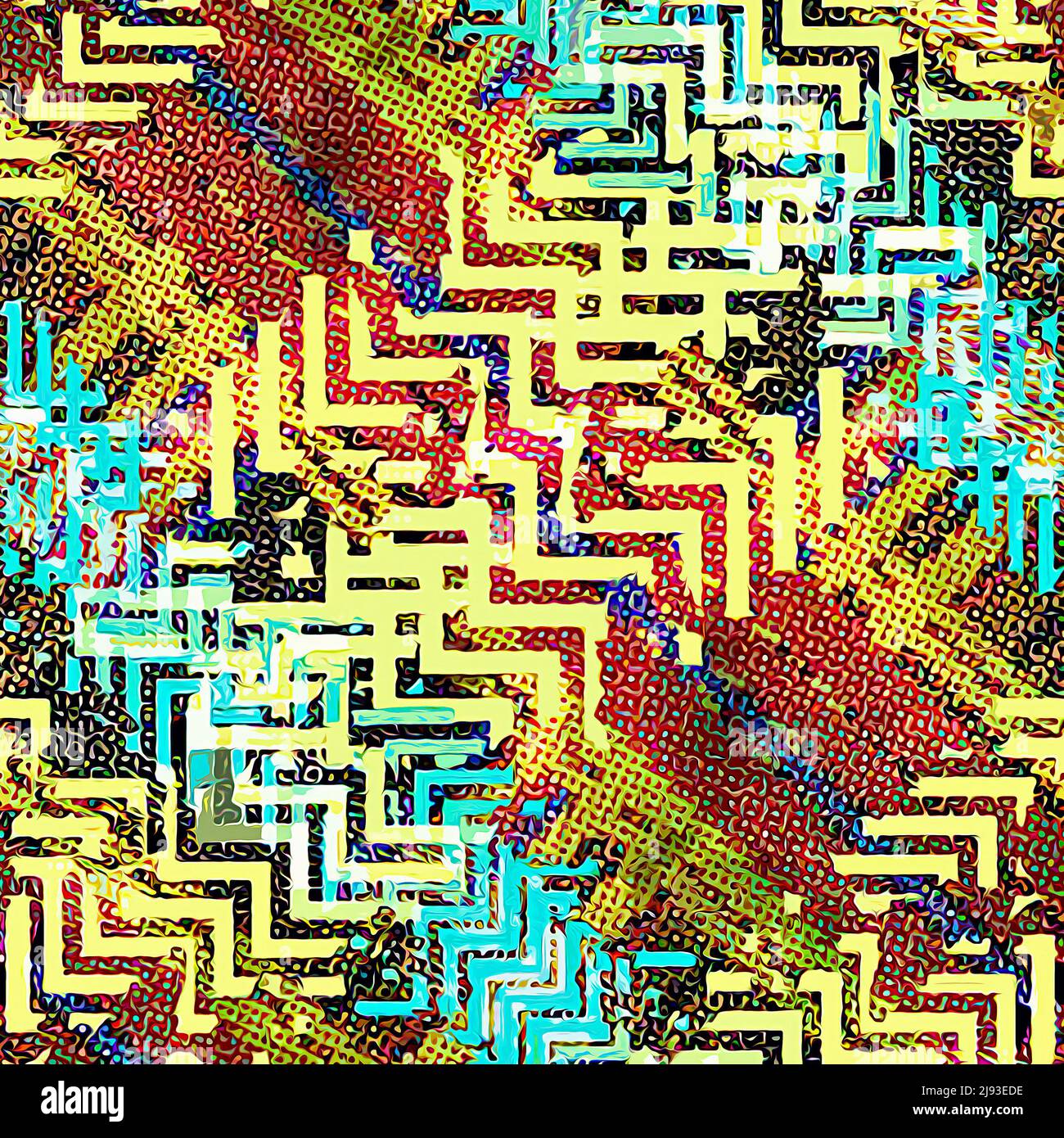 Textile and wallpaper patterns. A printable digital illustration work ...