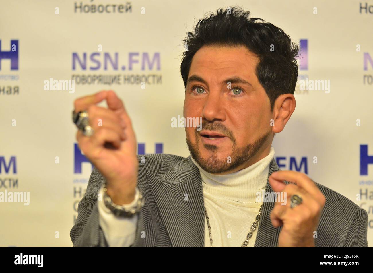 Press conference of the singer Abraham Russo on the topic of plagiarism ...