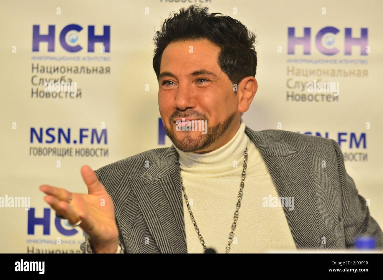 Press conference of the singer Abraham Russo on the topic of plagiarism ...