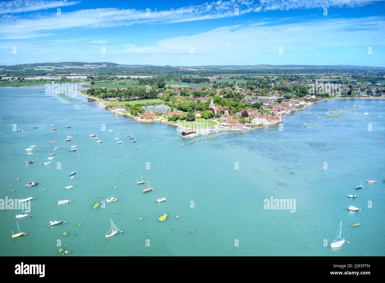 Aerial road sea estuary hi-res stock photography and images - Alamy
