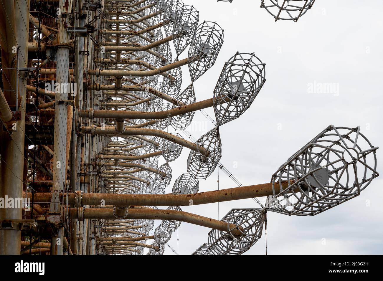 The Duga-1, an over-the-horizon radar system to detect missiles. (Photo ...