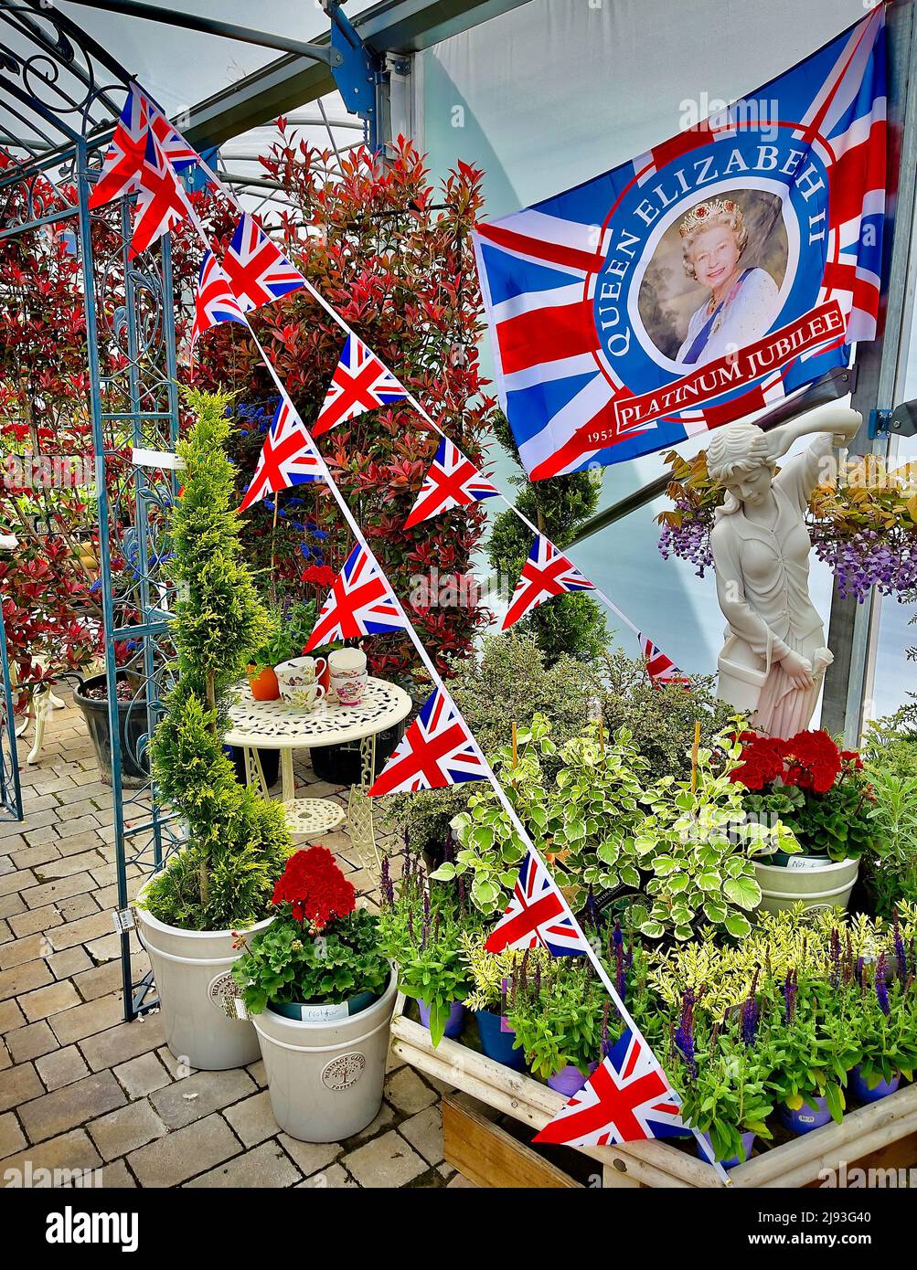 Platinum Jubilee Display Stock Photo - Alamy