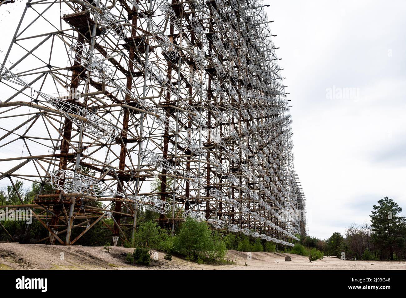 Chernobyl, Ukraine. 19th May, 2022. The Duga-1, an over-the-horizon ...