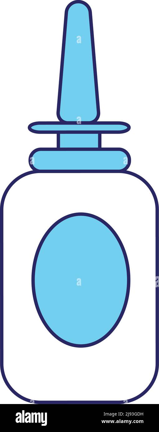 Nasal spray isolated Stock Vector Images - Alamy