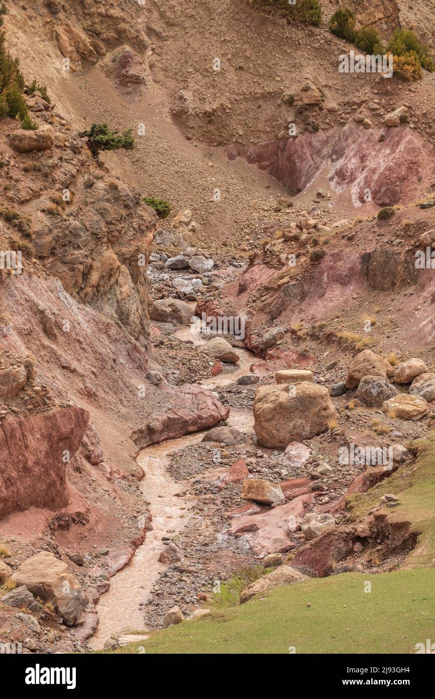 Assif n Arous river, Atlas mountain range, morocco, africa Stock Photo ...