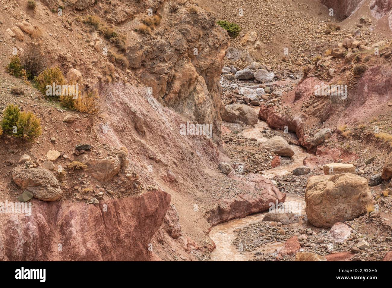 Assif n Arous river, Atlas mountain range, morocco, africa Stock Photo ...