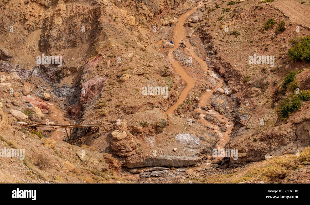 Assif n Arous river, Atlas mountain range, morocco, africa Stock Photo ...