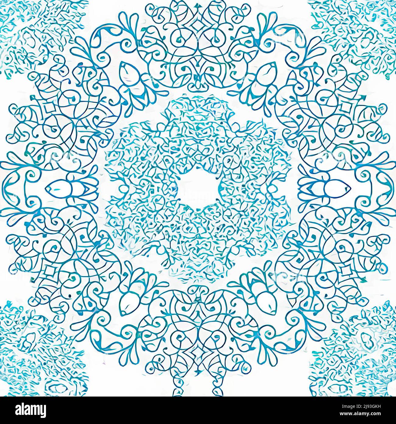 Textile and wallpaper patterns. A printable digital illustration work ...