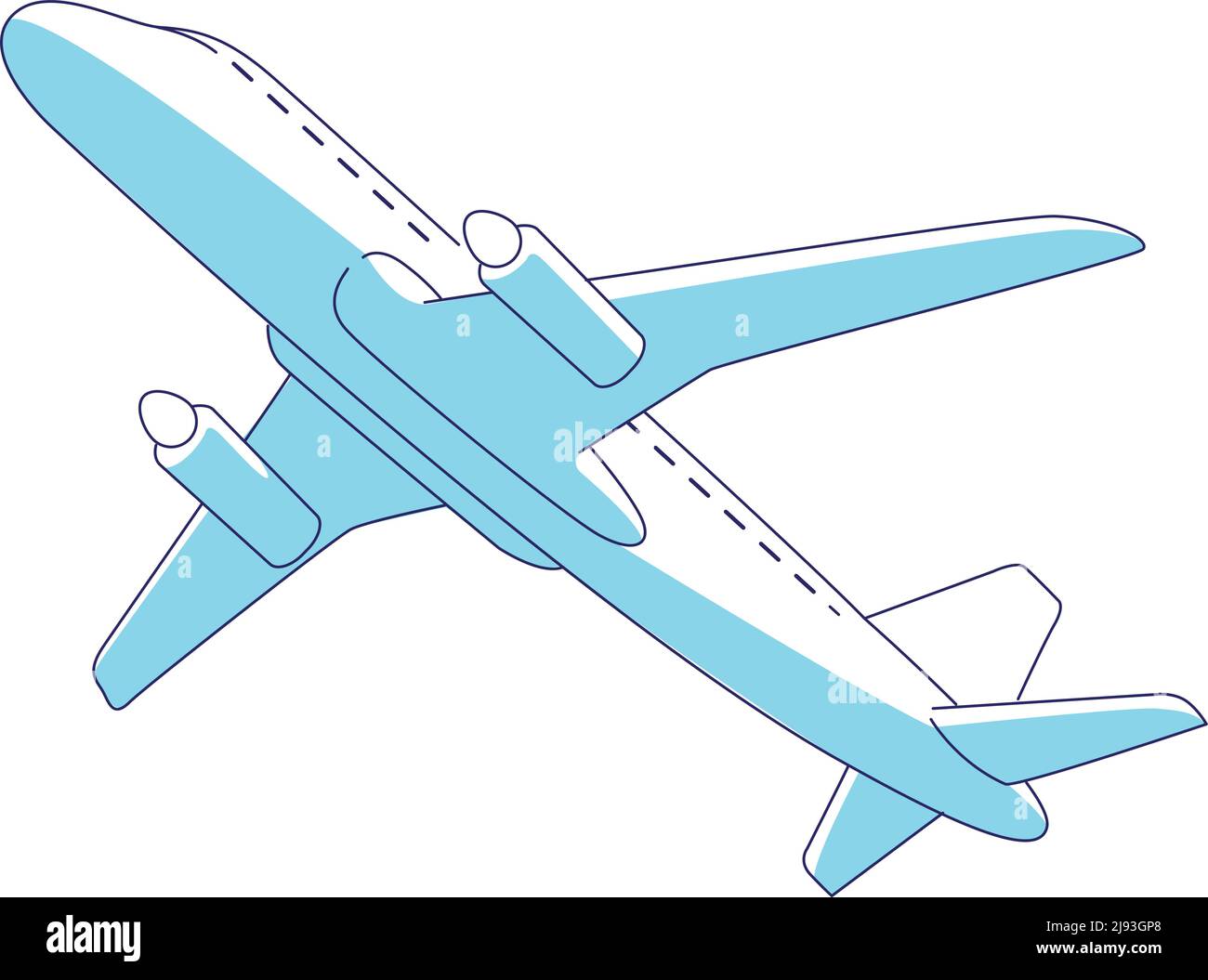 Airplane animation Stock Vector Images - Alamy