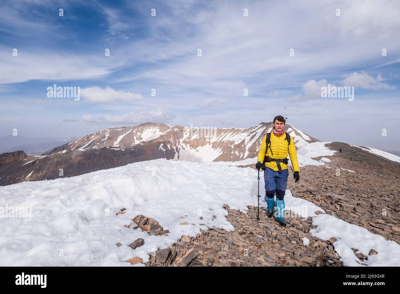 Ighil M'Goun, 4,071 meters, Atlas mountain range, morocco, africa Stock ...