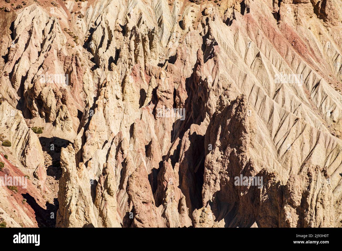 slope eroded by the dumping of the Plateau de Tarkeddit, MGoun trek ...