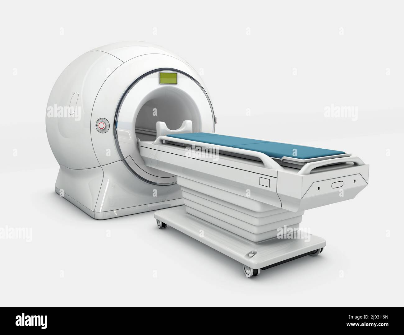 3d rendering of MRI - Magnetic resonance tomography imaging scan device ...
