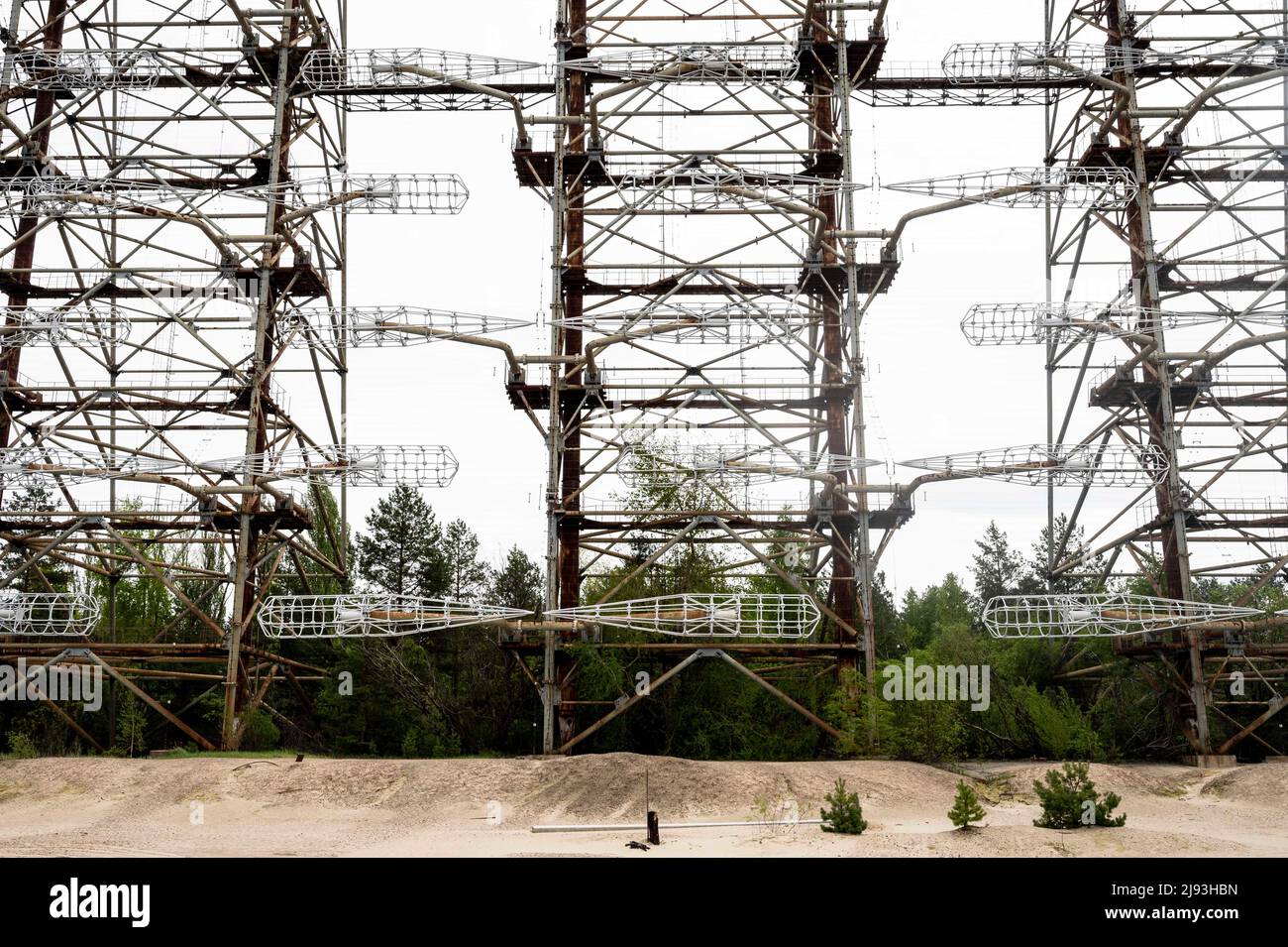 Chernobyl, Kyiv Oblast, Ukraine. 19th May, 2022. The Duga-1, an over ...