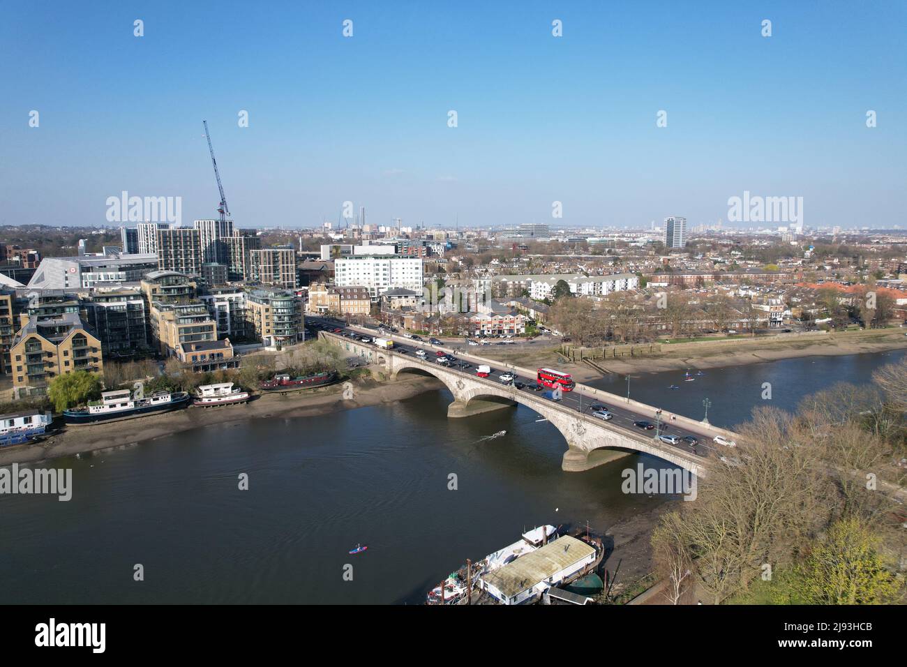 Birds eye view of bridge hi-res stock photography and images - Alamy