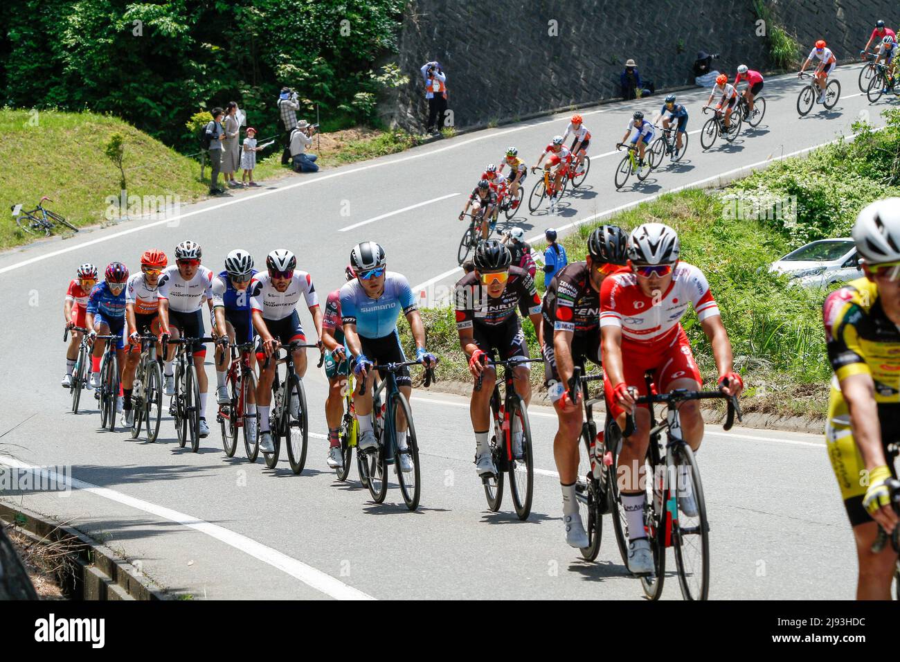 iida, nagano, japan, 2022/19/05 , professional cycling Tour of Japan ...
