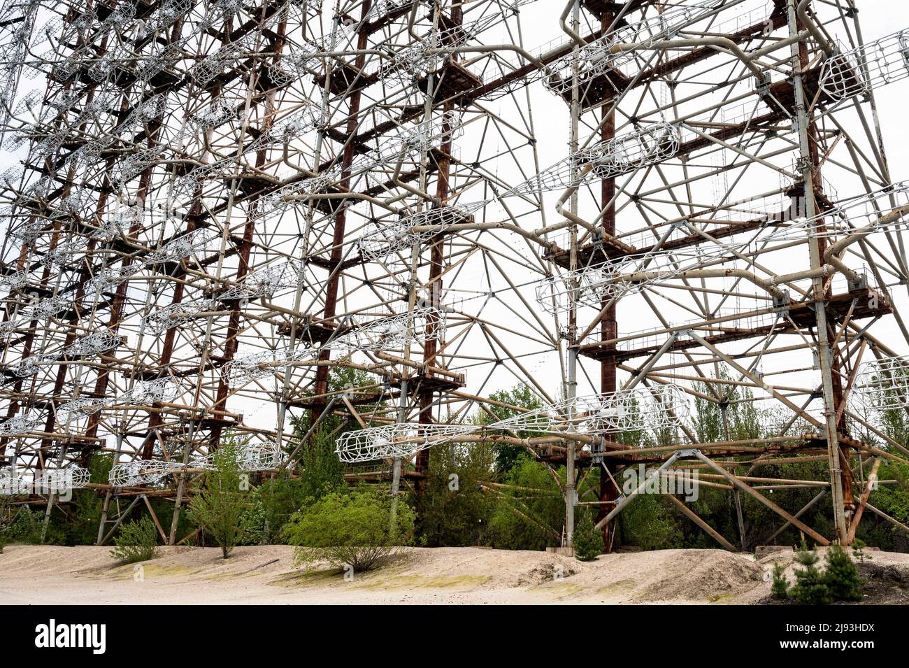 Chernobyl, Kyiv Oblast, Ukraine. 19th May, 2022. The Duga-1, an over ...