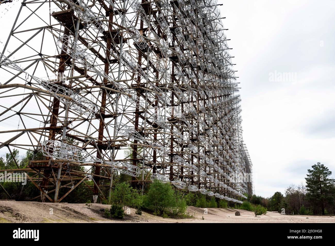 Chernobyl, Kyiv Oblast, Ukraine. 19th May, 2022. The Duga-1, an over ...