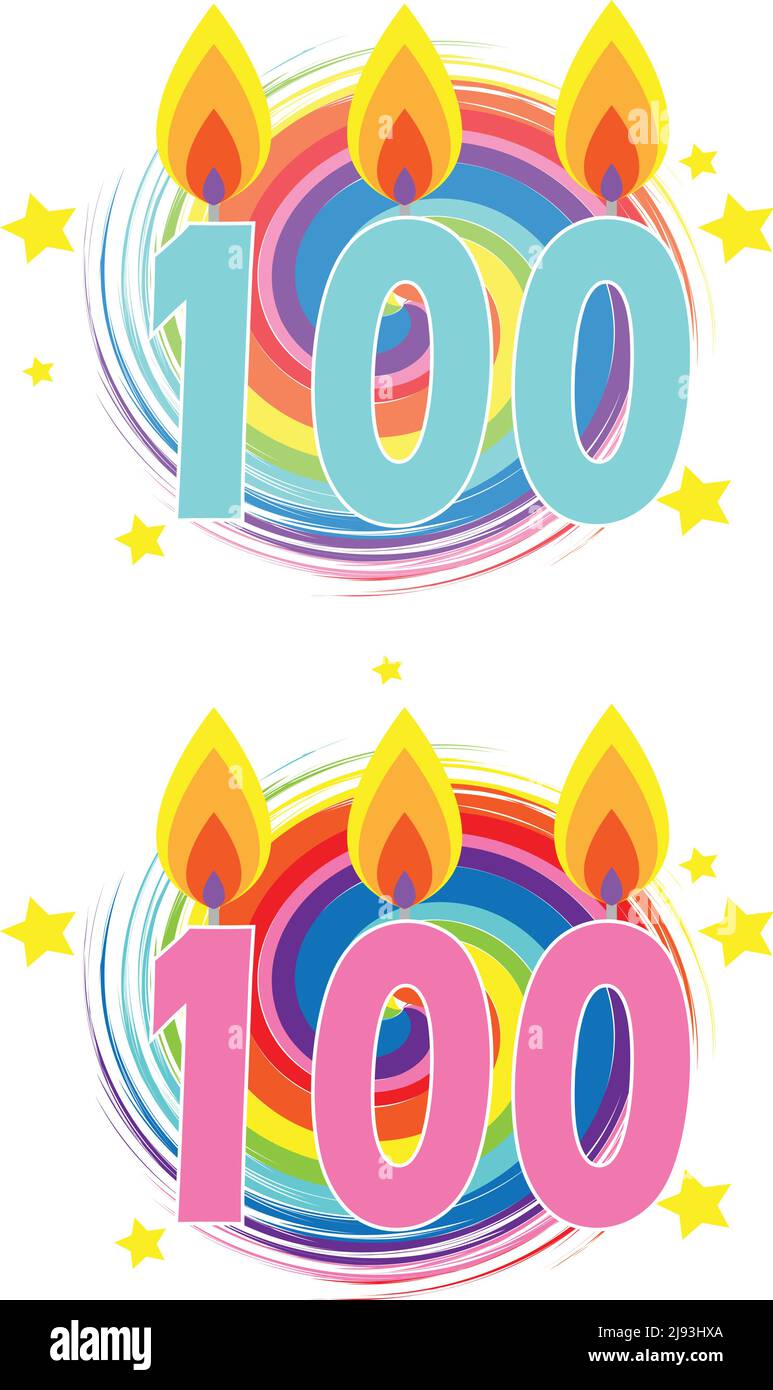 decoration number for celebration or party vector illustration Stock ...