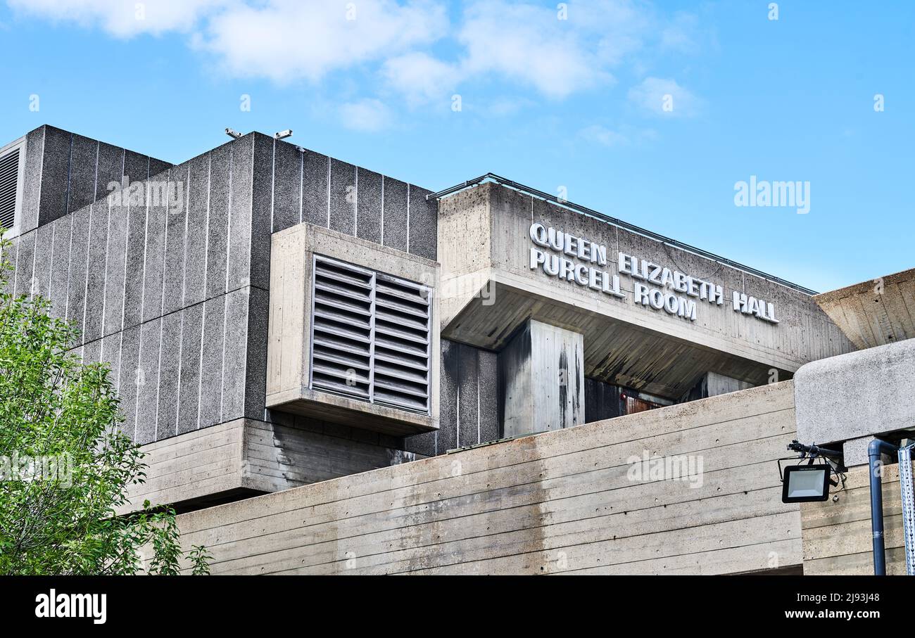 Queen Elizabeth Hall and the Purcell Room, South Bank, London, England ...