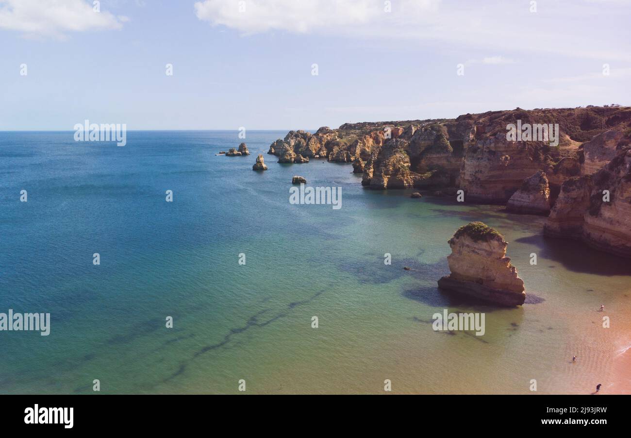 Drone sky perfect coast beach hi-res stock photography and images - Alamy