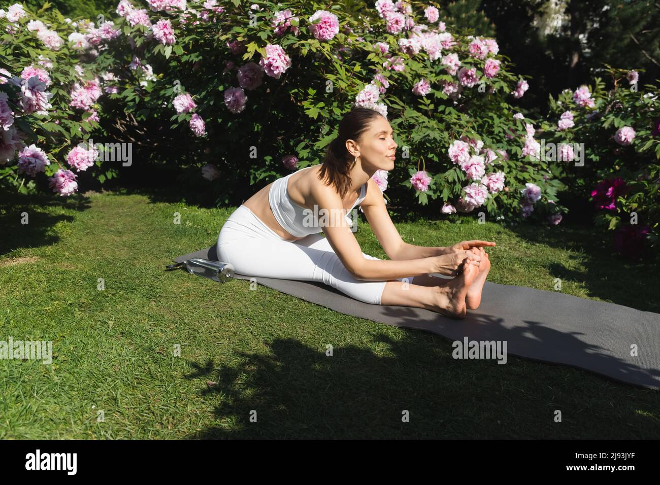 Seated forward bend pose hi-res stock photography and images - Alamy Seated forward bend pose hi-res stock photography and images - Alamy