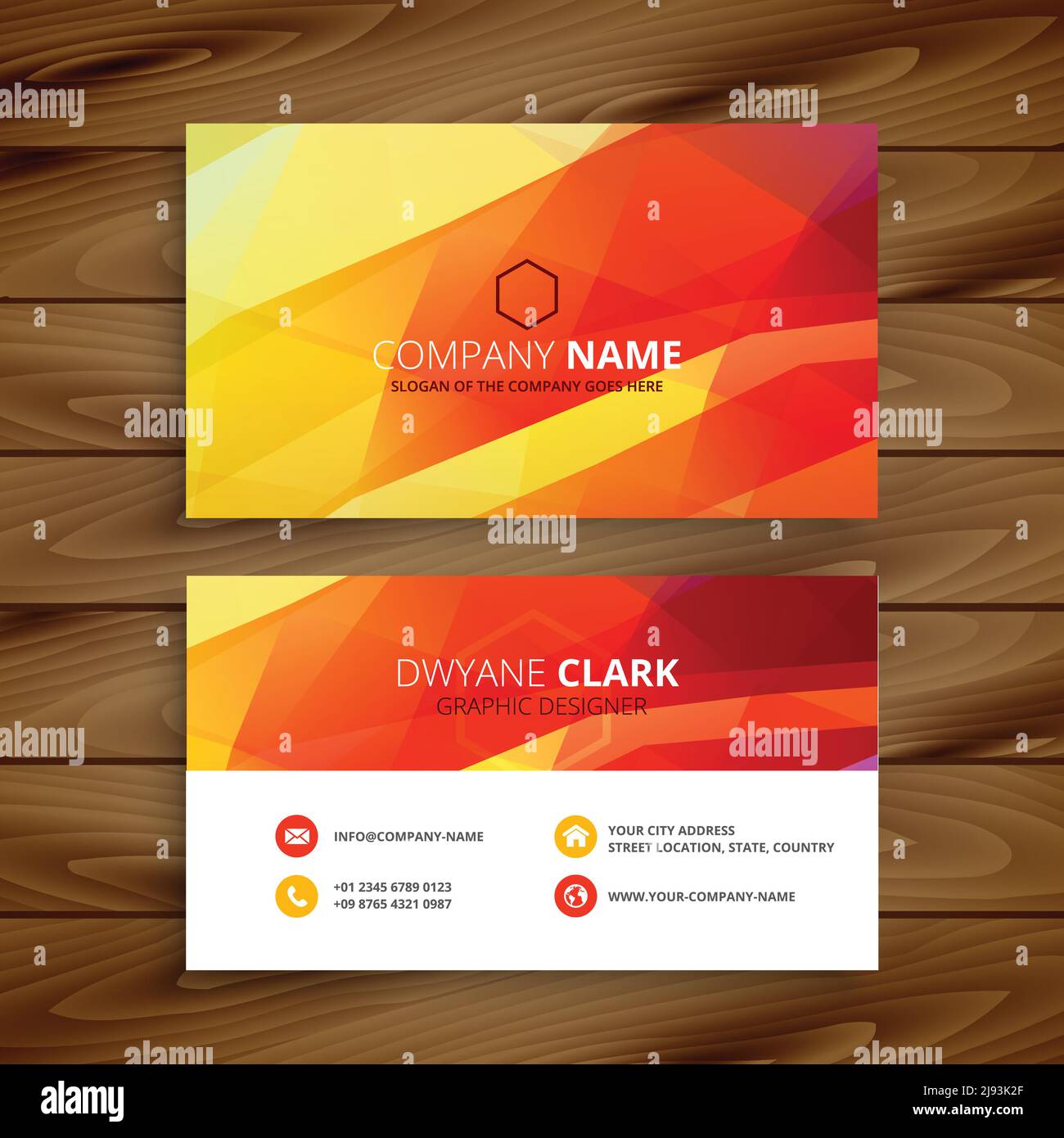 Abstract business card Stock Vector Images - Alamy